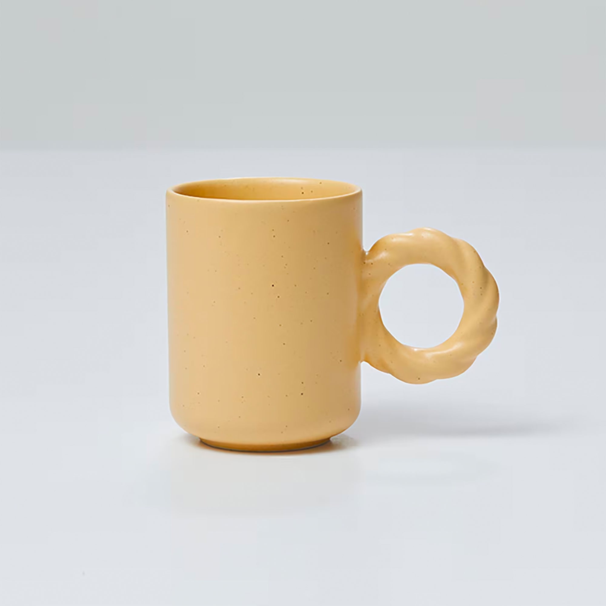 [Better Finger] Ceramic Twist handle Coffee Mug, Tea cup, 10oz